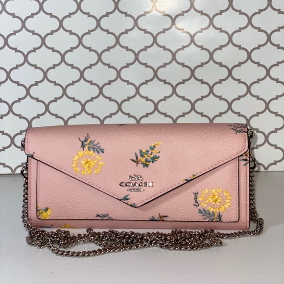 Coach | Bags | Coach Dandelion Envelope Wallet Crossbody Gift Set ...